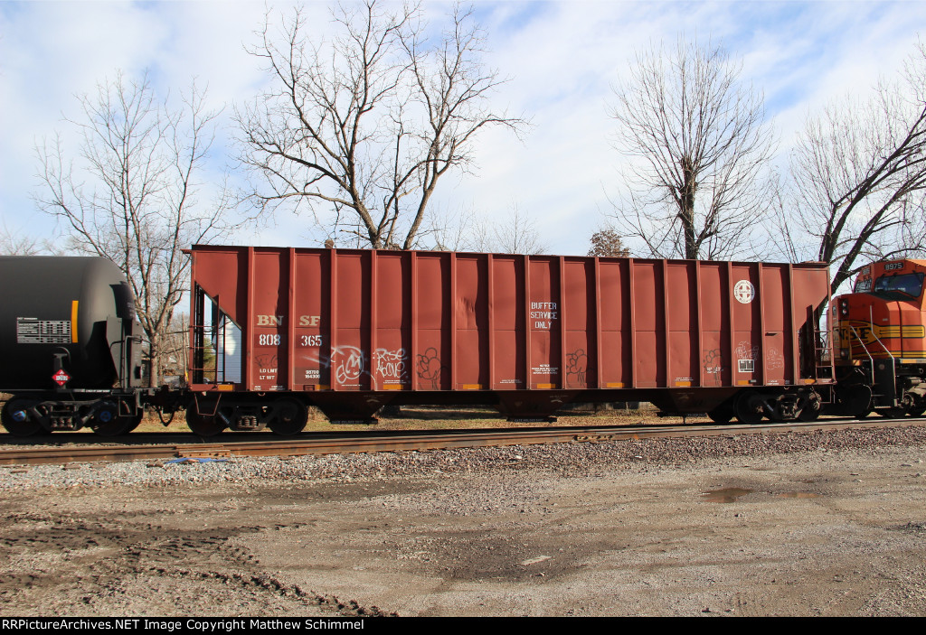 BNSF FMC Buffer Car